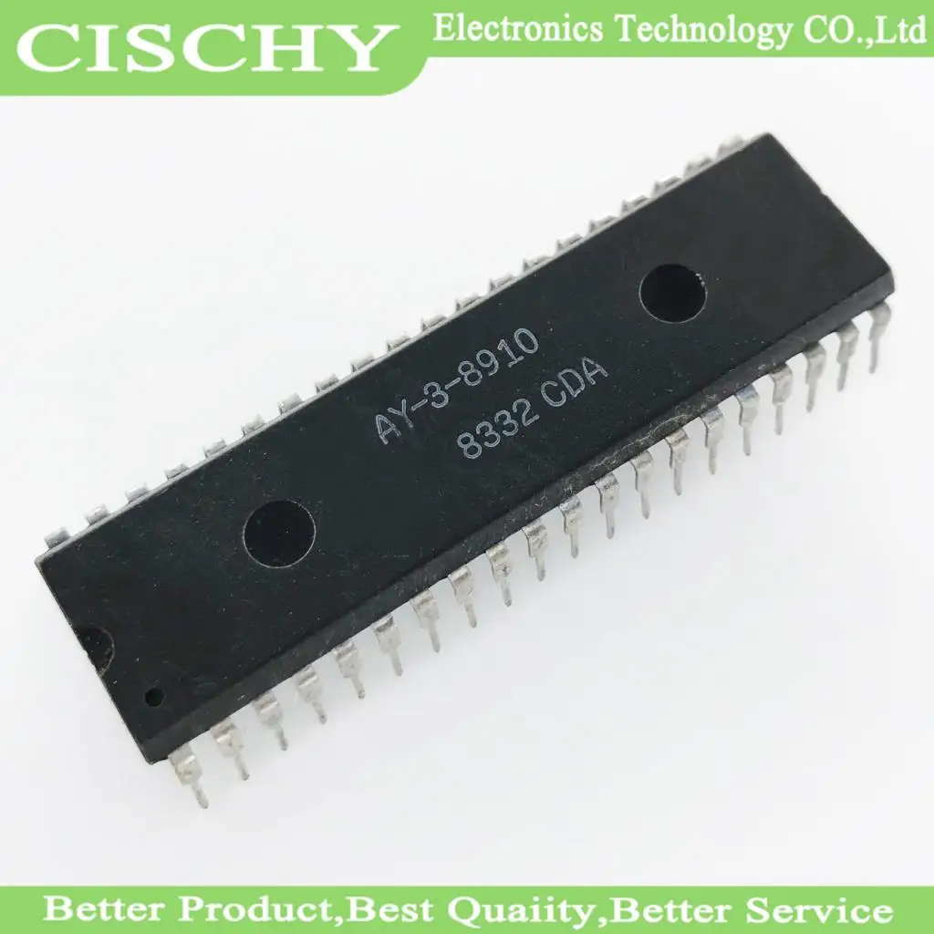 2pcs/lot AY-3-8910A AY-3-8910 DIP40 In Stock