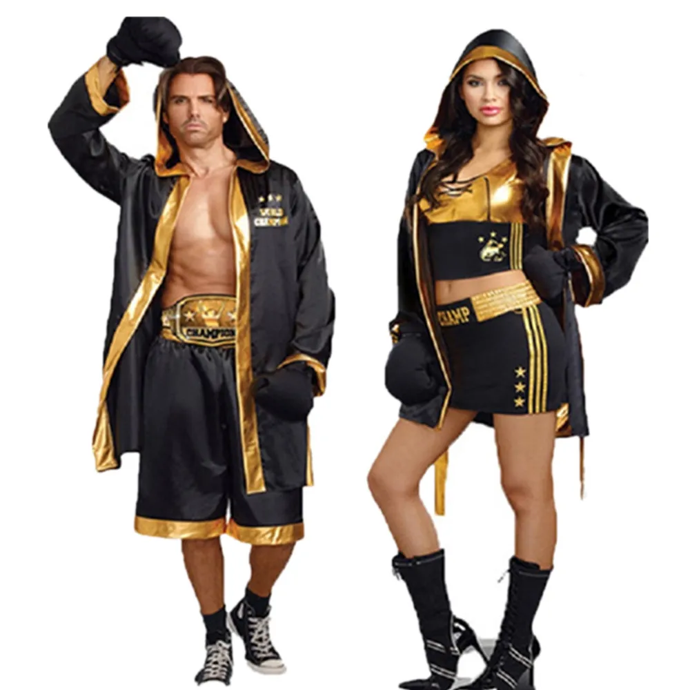 Homemade Female Boxer Costume