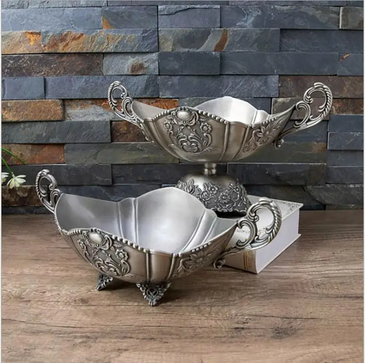 Europe-retro-metal-fruit-bowl-decorative-fruit-stand-dry-fruit-tray ...