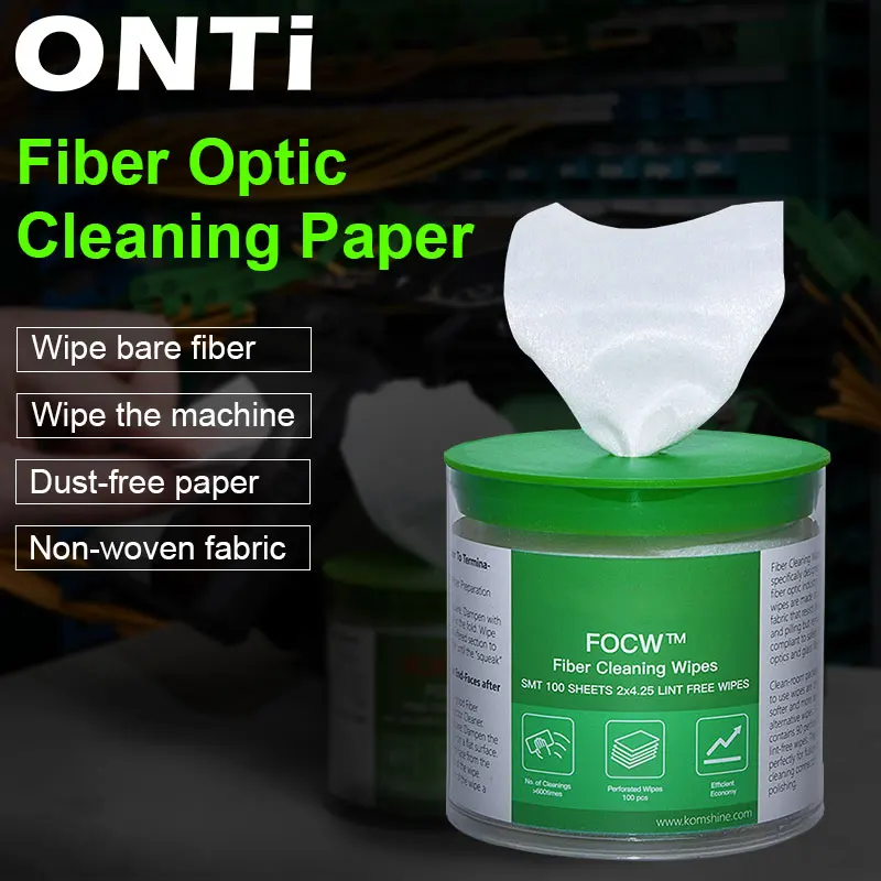 Fiber Optic Cleaning Wipes | Fiber Optic Clean Paper | Ftth Fiber Optic ...