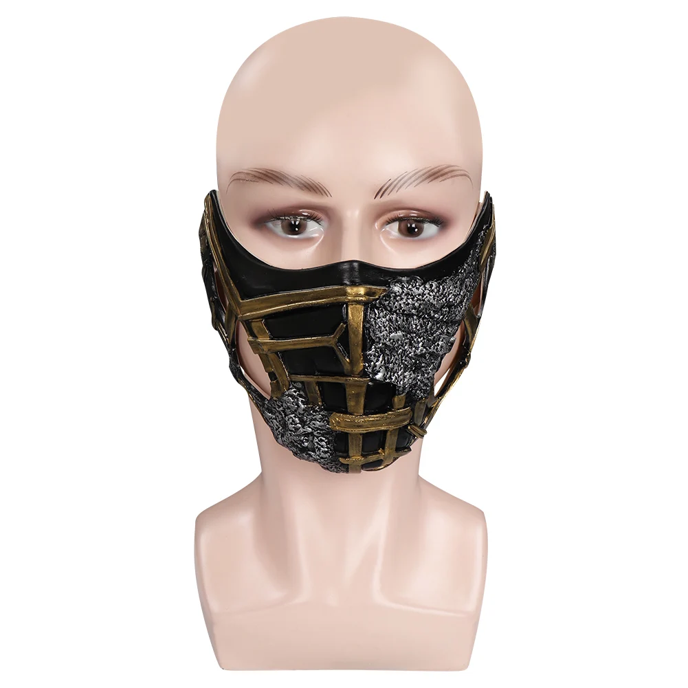 Game Mortal Kombat Scorpion Mask Cosplay Costume - AllCosplay.com