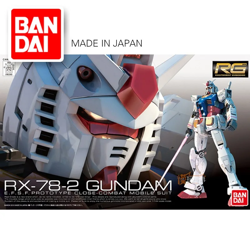 Origianl Bandai Gundam RG 1 144 Model RX 78 2 UNICORN GUNDAM Assemble Origianl Bandai Gundam RG 1 144 Model RX 78 2 UNICORN GUNDAM Assemble