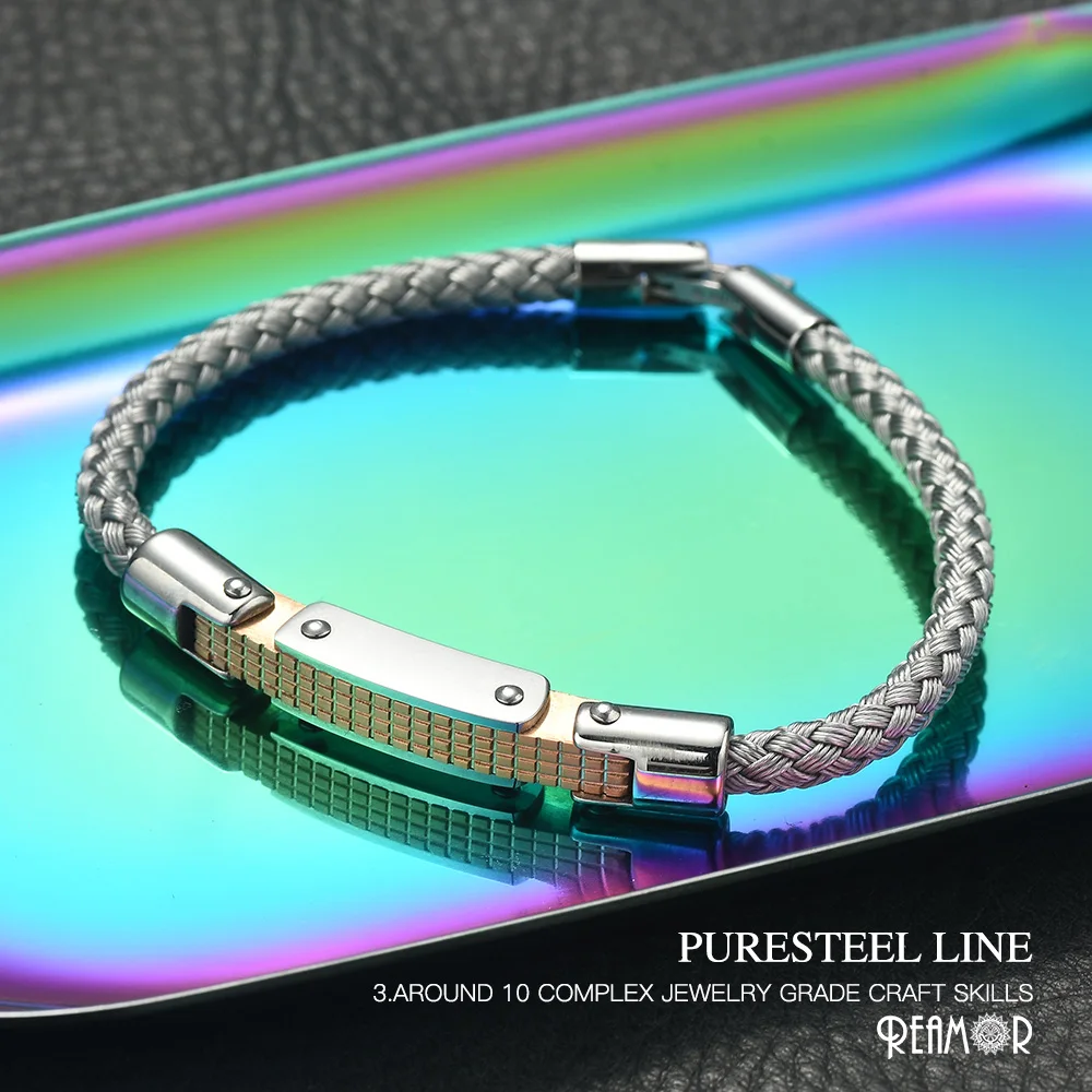 REAMOR Luxury Stainless Steel CNC Rose Gold Color Exquisite Craft ...