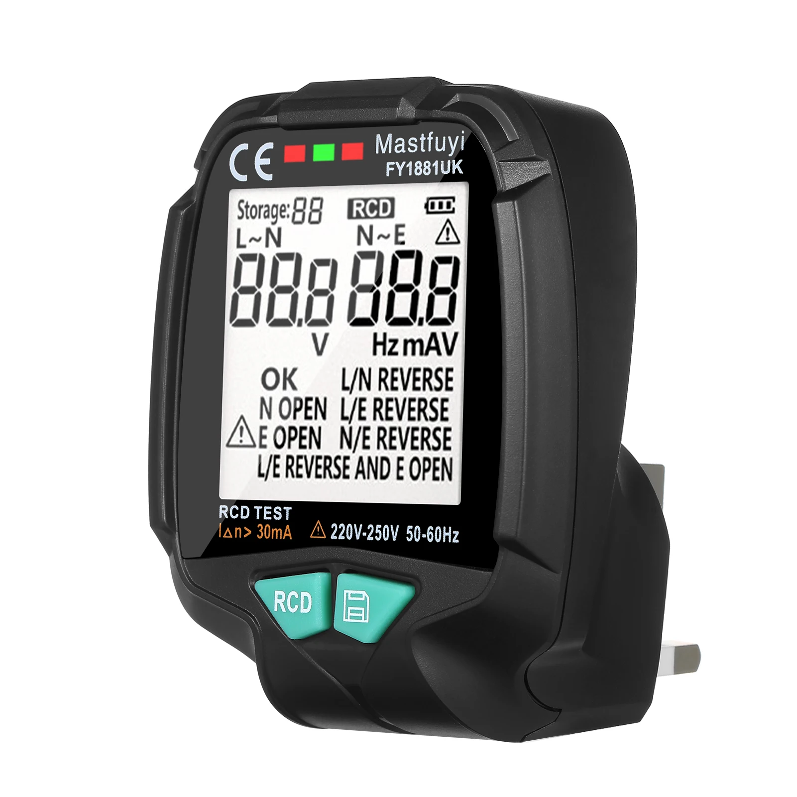 Multifunctional-Socket-Tester-with-Digital-Electric-Socket-Detector ...