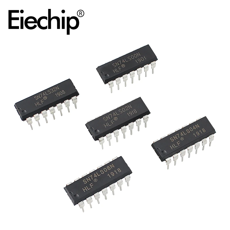 Sn74ls00 Sn74ls02 Sn74ls04 Sn74ls08 Sn74ls32 Dip Logic Ic, Integrated ...