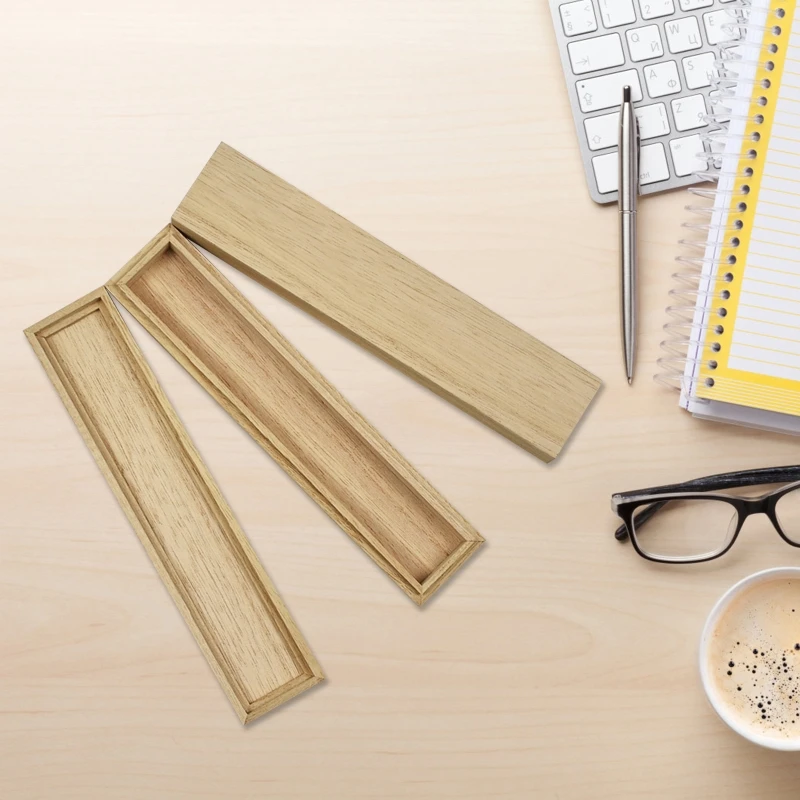 Vintage Wooden Pencil Box