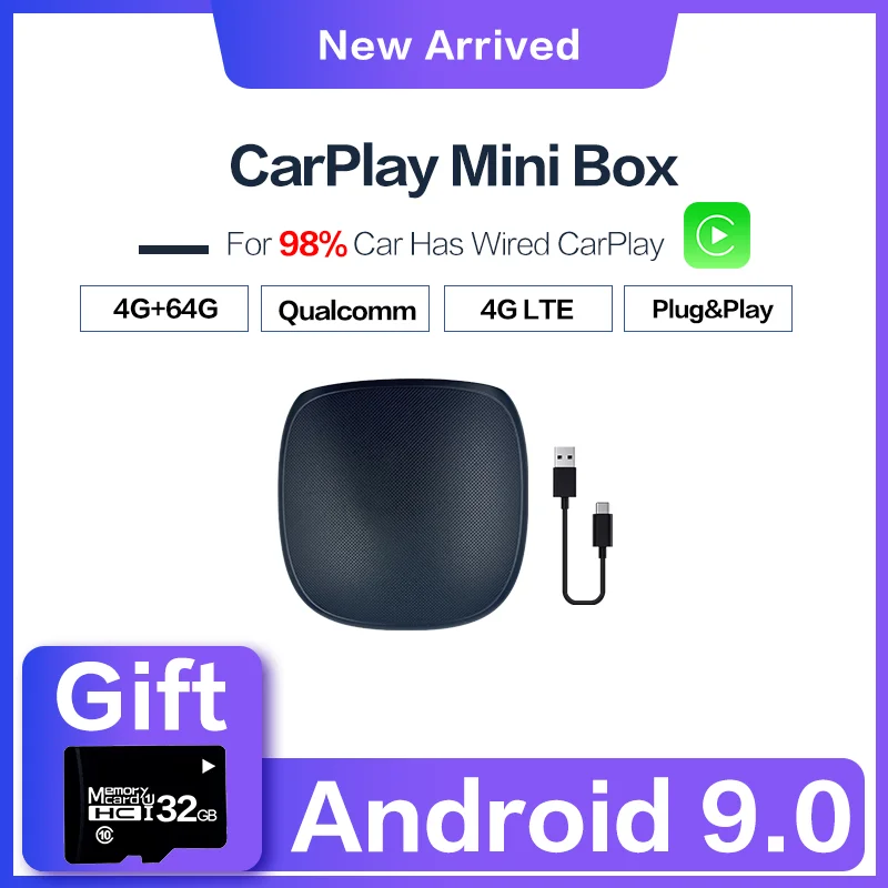 Carplay Ai Box Mini Android Box Apple Car play Wireless Android Auto ...