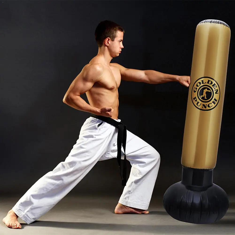 Inflatable Stress Punching Tower Bag PVC Boxing Standing Water Base ...