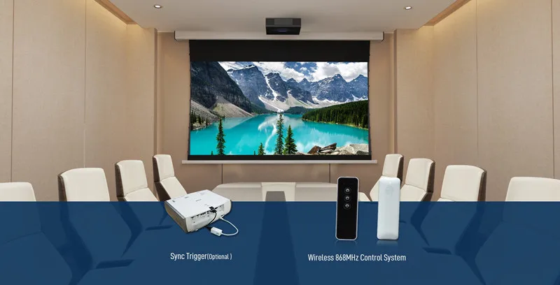 New Generation Laser TV Self-Rising Screen ALR Electric Motorised Tab ...