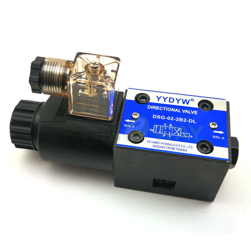 DSG Valve Solenoid Valve DSG-02-2B2-DL Solenoid Directional Valve DC24V ...