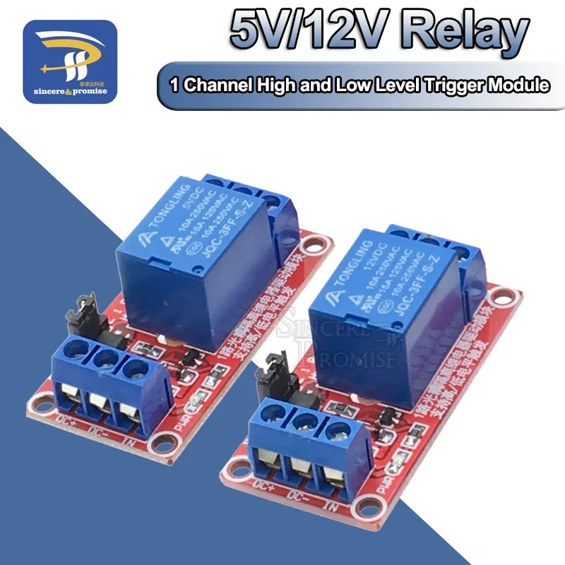 One-1-Channel-5V-12V-Relay-Module-Board-Shield-for-Arduino-with ...