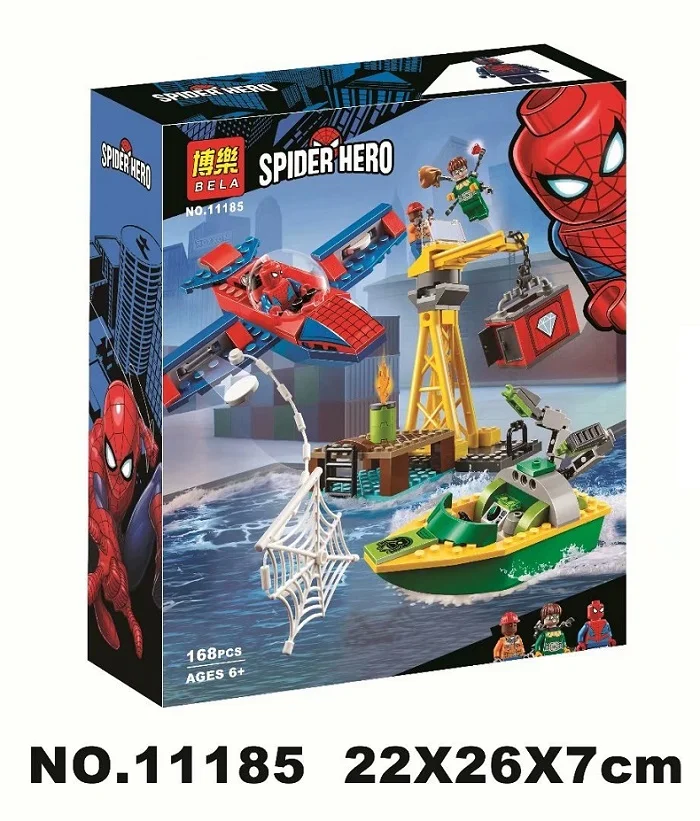 Bela 11185 Marvel Spider-man: Doc Ock Diamond Heist Building Blocks ...