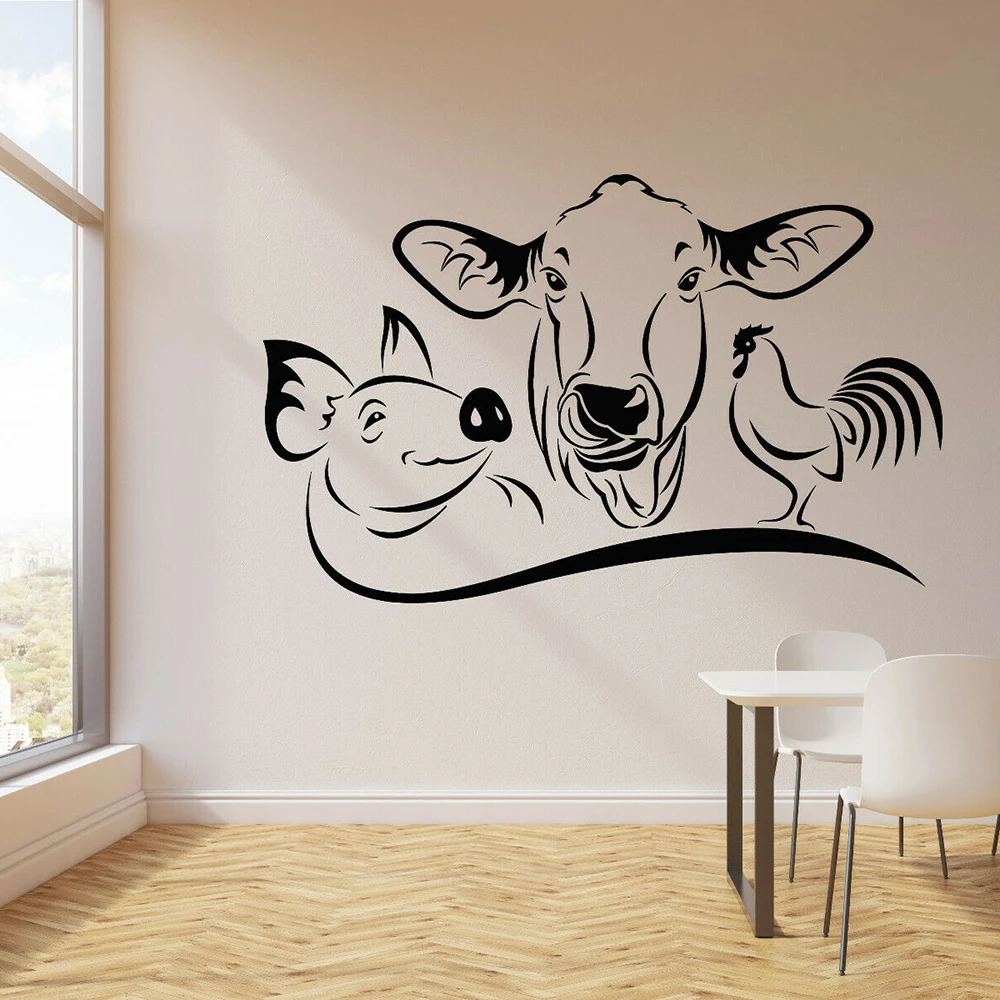 Stickers Paper Farm Animals Vinyl Stickers Paper & Party Supplies etna ...