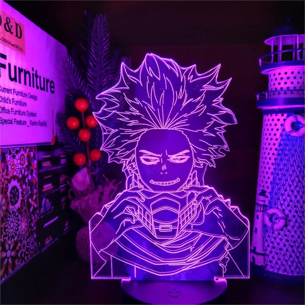 Lamps My Hero Academia 3D Anime Figure Light Design Lighting Home ...
