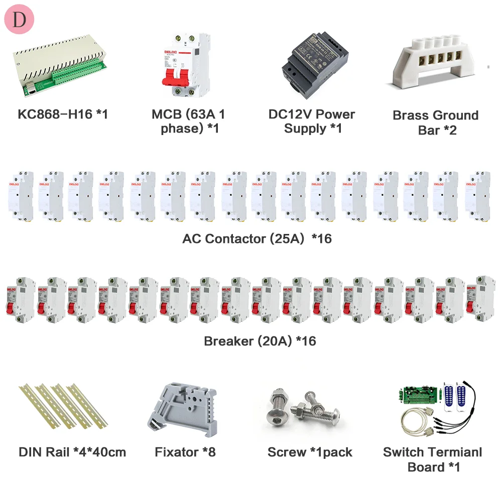 16ch Smart Power Distribution Box Db Home Automation Module Controller ...