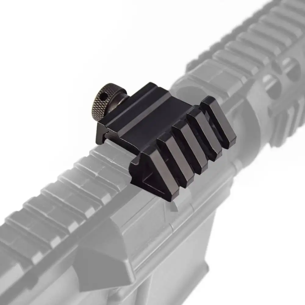 45 Degree Rail Mount 4 Slots Picatinny Weaver Rail for Flashlight Laser ...