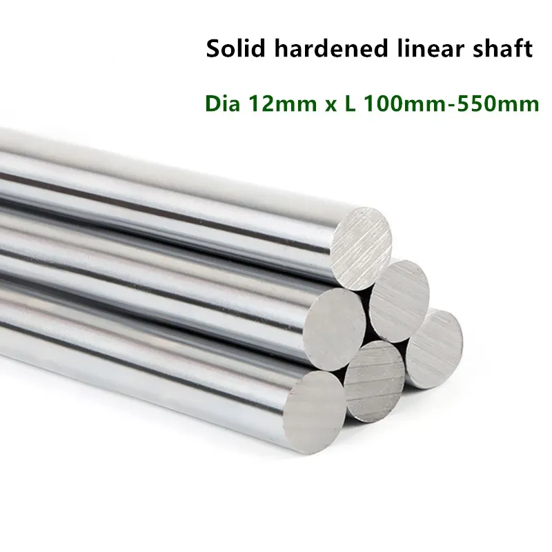 linear shaft rod Dia 12mm x length 100 150 200 250 300 330 350 400 450 ...