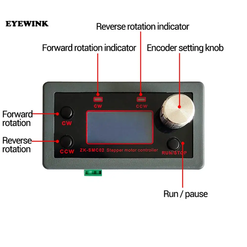 ZK-SMC02 Drive integrated 42 57 stepper motor forward and reverse ...