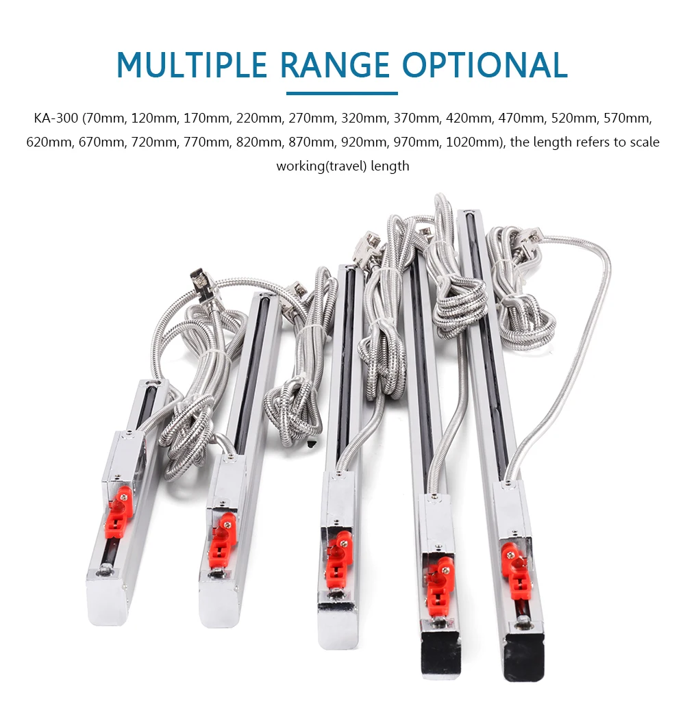 Sino SDS6-3V digital readout DRO kit + 3 pcs KA300 linear scale linear ...