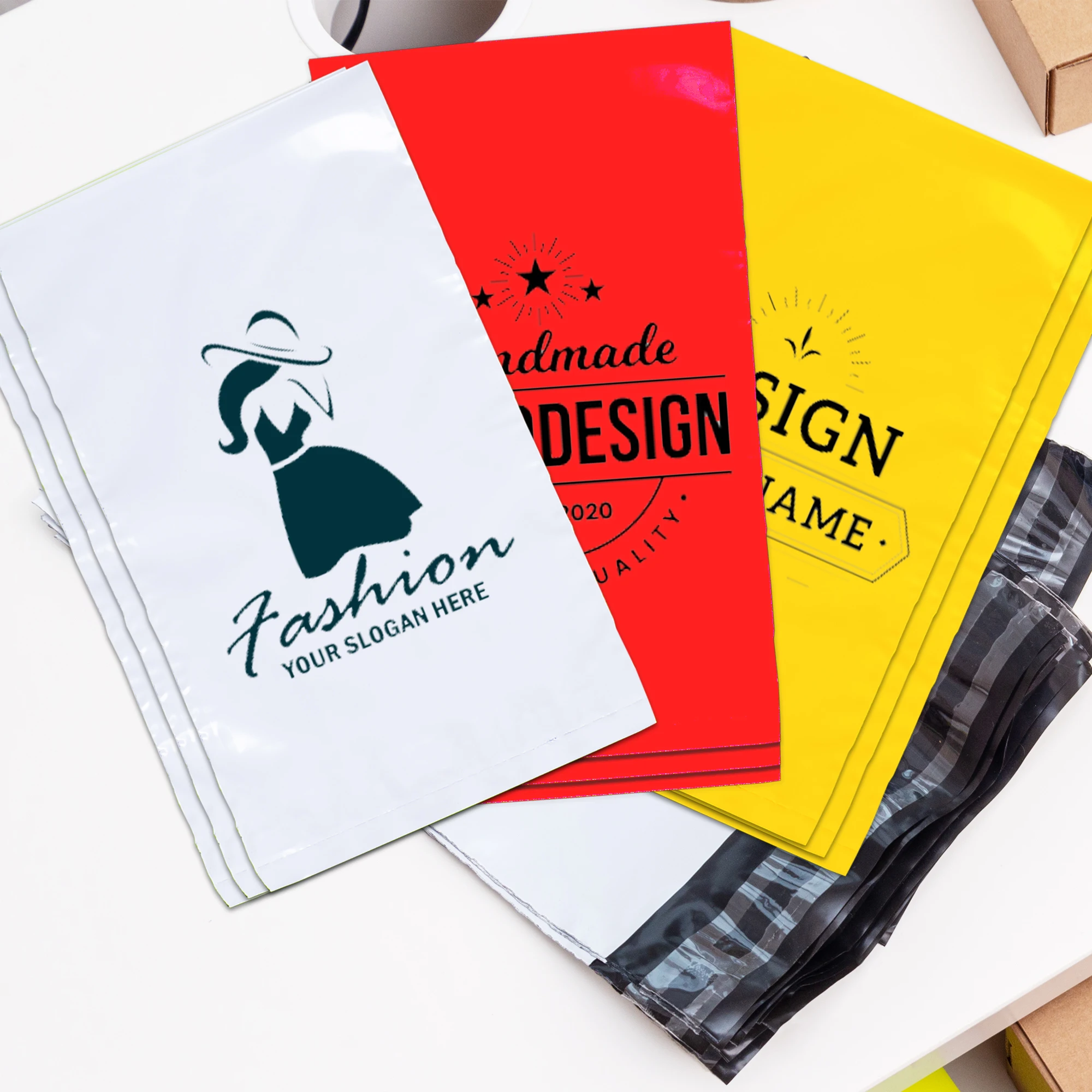 Custom-Plastic-Bags-For-Packaging-Printing-logo-Bubble-Malier-Gift ...