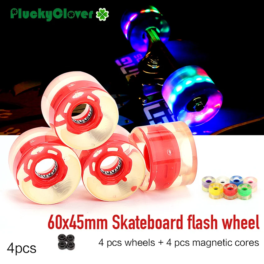 Longboard Flashing Roller Wheel | Skateboard Flash Wheel | Led Flash ...