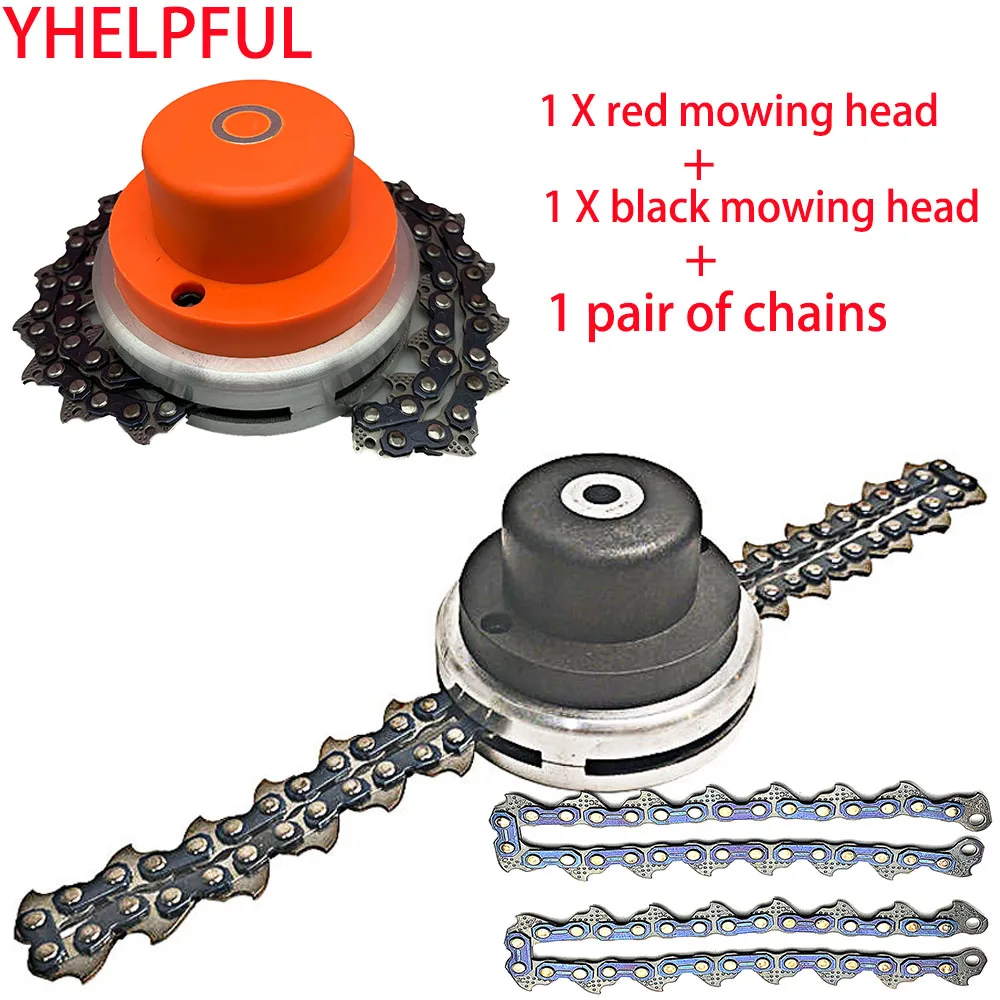 NEW-Lawn-Mower-Chain-Brushcutter-Chain-Grass-Trimmer-Head-for-Garden ...