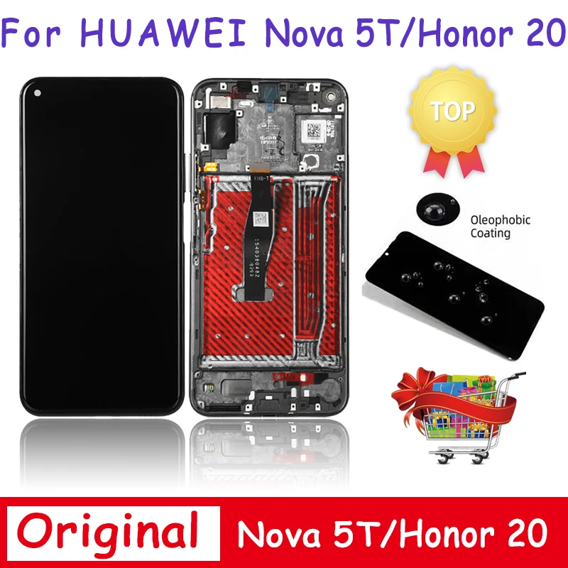 6.26 original original original para huawei honor 20 honor20 display lcd tela de toque digitador ...
