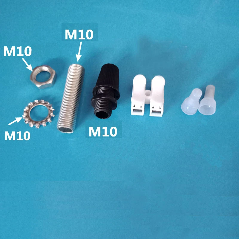 20pcs/lot Common 10 15 20 25mm Lamp Tooth Tube, Wire Cable Connector ...