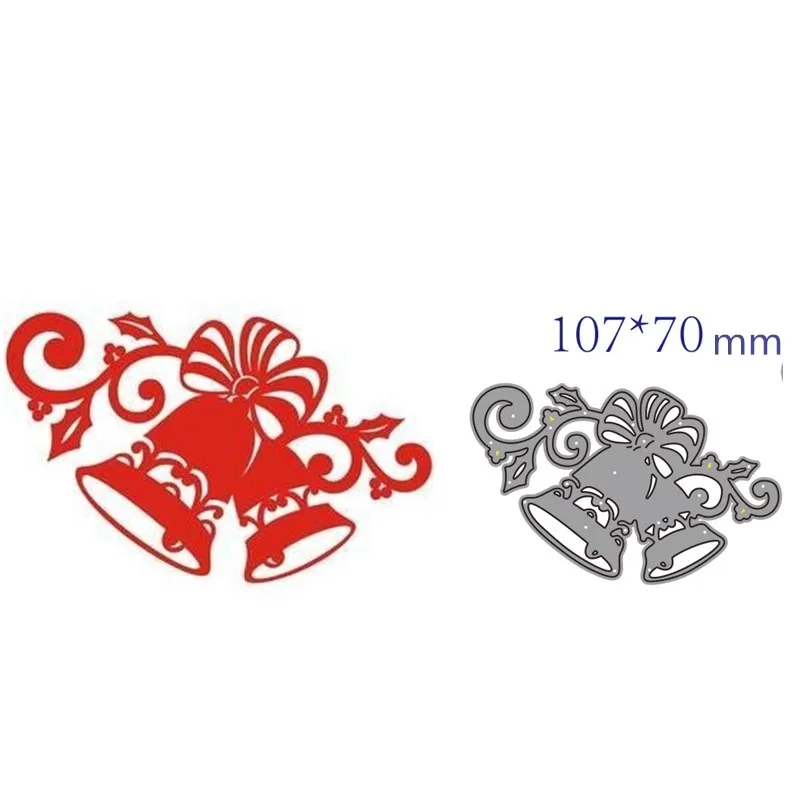 metal cutting dies cut die mold Christmas bells decoration Scrapbook ...