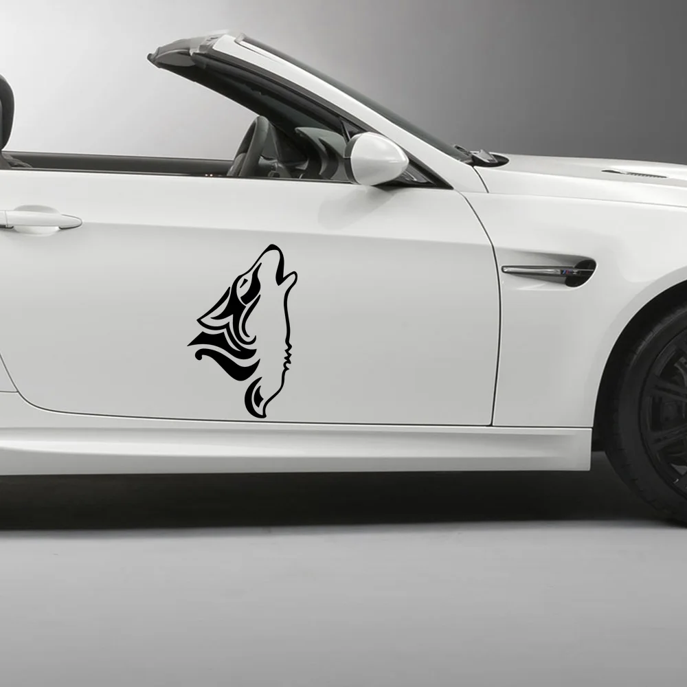 Large size Wolf Car Stickers And car Decals Waterproof Vinyl Funny Auto ...