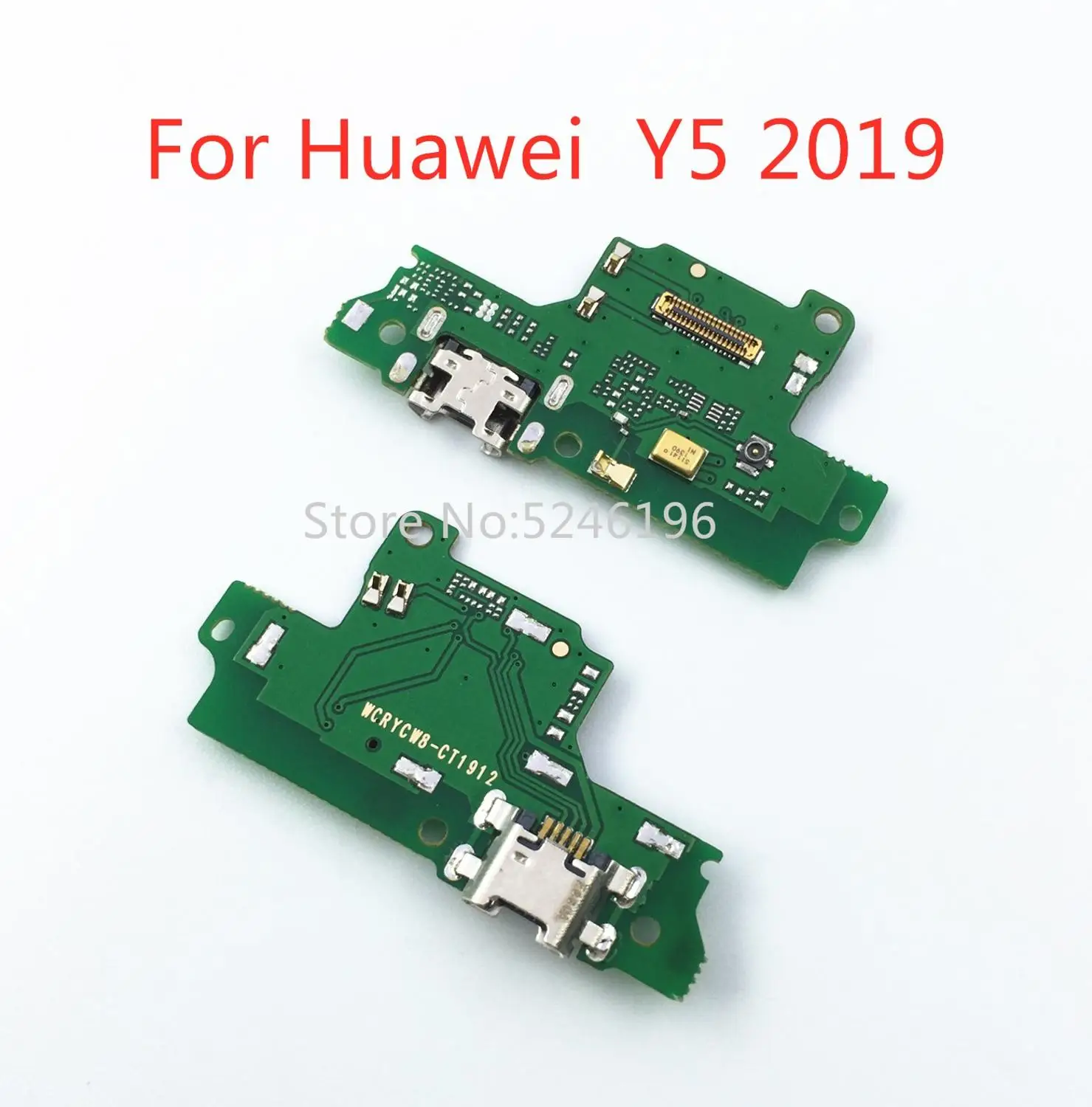 Puerto de carga USB para Huawei Y5 (2019) Y9 (2019), conector de base de carga, reemplazo de ...