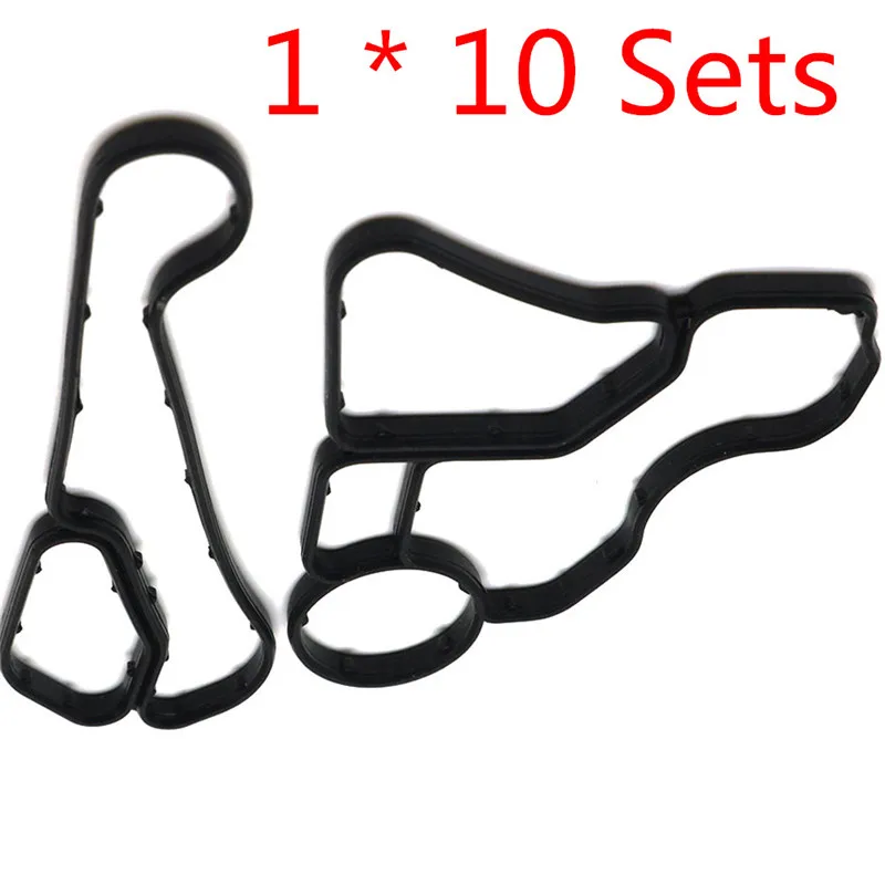 10-Pairs-Oil-Filter-Housing-Gasket-Cooler-Seal-For-BMW-Z4-X3-X5-128i ...