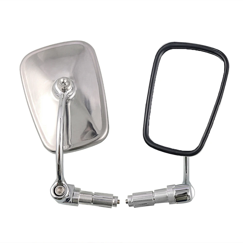 Motorcycle Side Mirrors Motorbike Rearview Bar End Mirrors For Cruiser ...