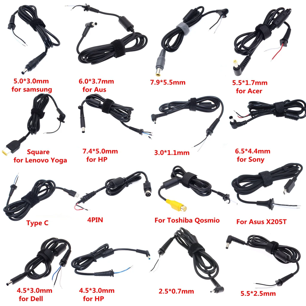 DC-Power-Cable-Cord-Connector-DC-Jack-Charger-Adapter-Plug-Power-Supply ...