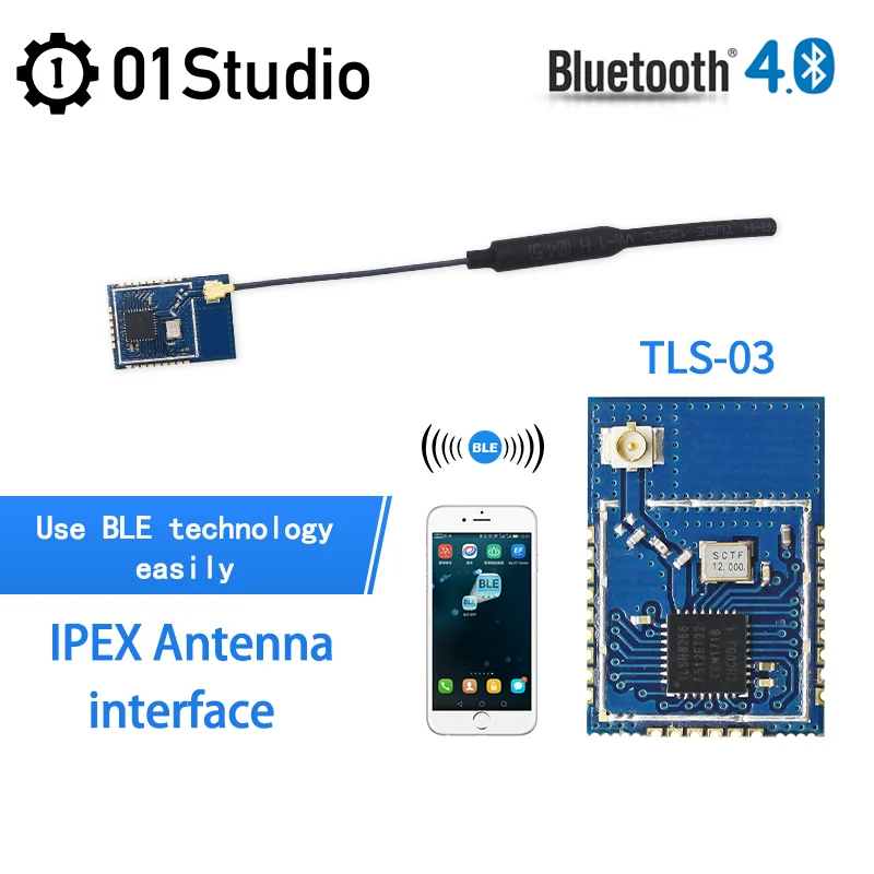 TLS 03 BLE Buletooth 4.0 Uart Transceiver Transparent transmission ...