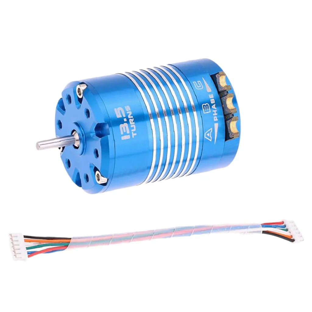 Waterproof 540 13.5T Sensored Brushless Motor for 1/10 RC Car Truck ...