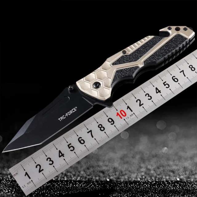 Tactical Folding Knife With Glass Breaker