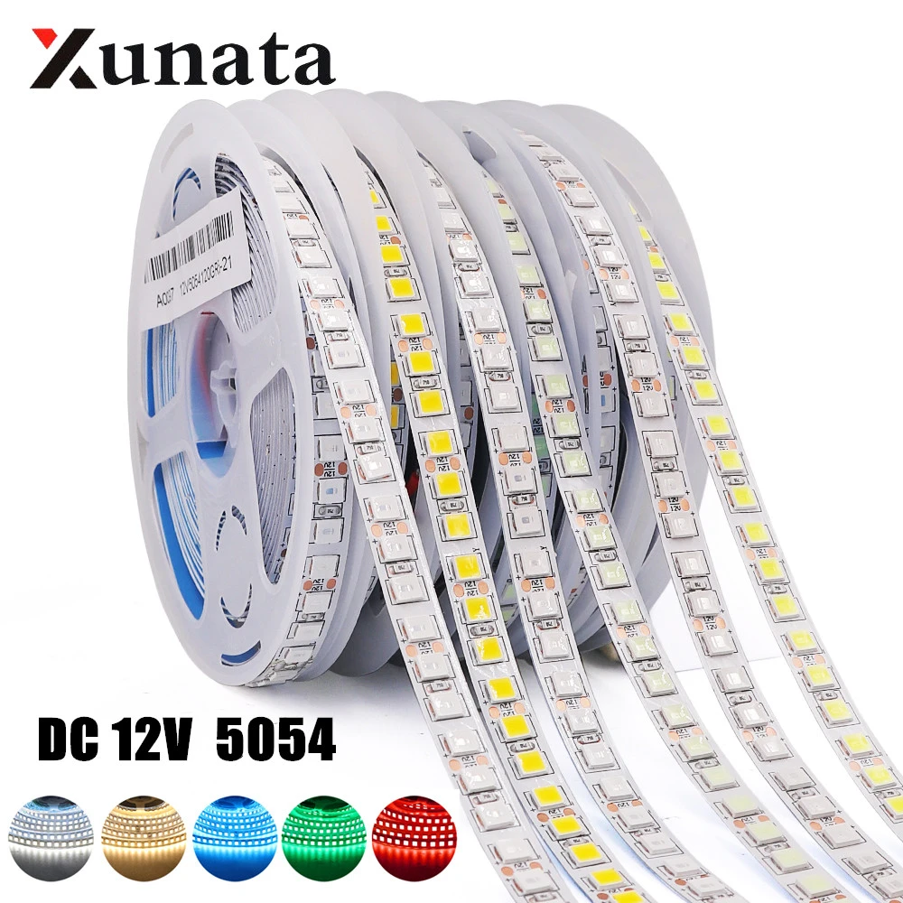 5m Dc 12v Led Strip 5054 5050 Ip21 Ip65 Ip67 Waterproof 60 120leds/m ...