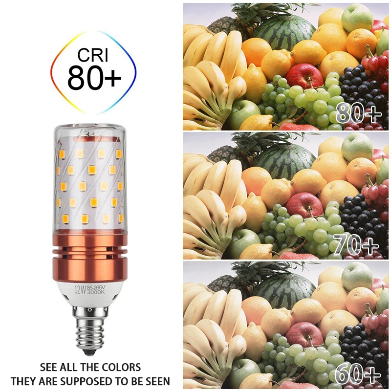 E27 E14 LED Bulb 12W 16W 18W High Brightness Lamp Light AC 220V Corn ...