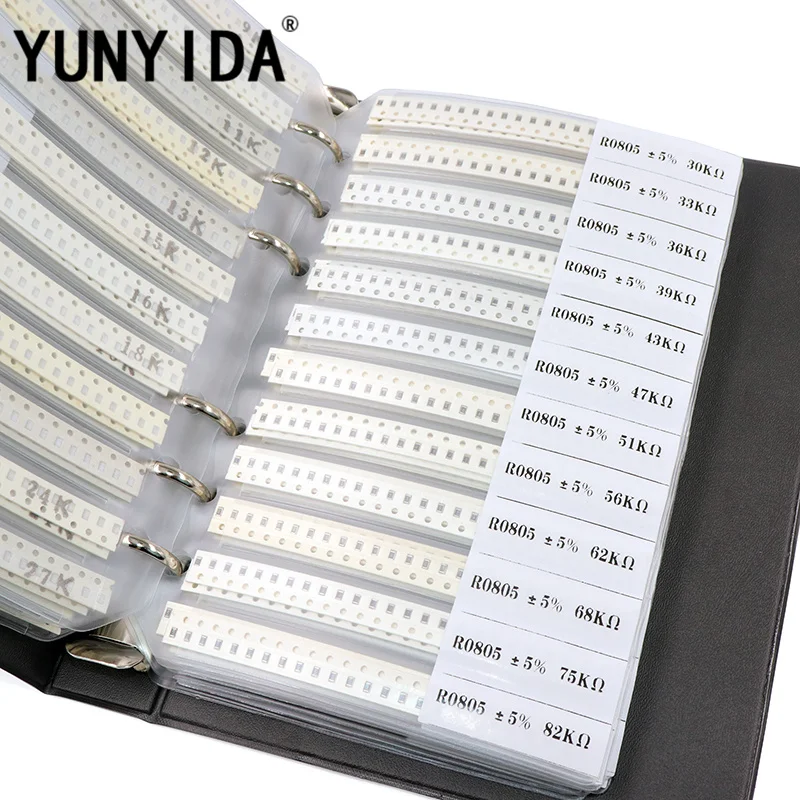 New1206 0402 0805 0603 SMD Resistor Sample Book 5% Tolerance ...