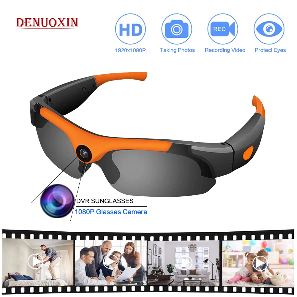 Hd 1080p Polarized Mini Glasses Camera Sports Dvr Small Video Recorder ...