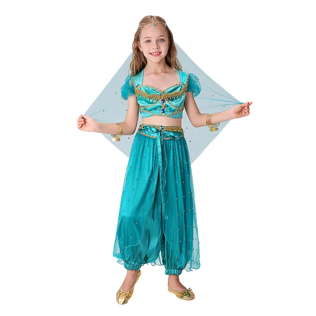 Arabian Princess Costume for Girls Dress Up Birthday Halloween Party ...