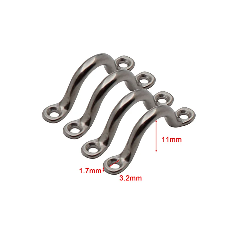 4Db Rozsdamentes Acél 316 Huzalos Szempántok Nyeregklip Csónakja Hajó ...