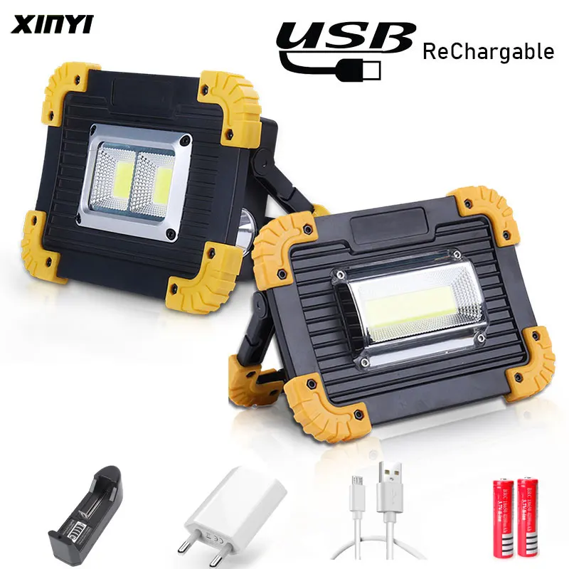 100W 30000lm Led Portable Spotlight Super Bright COB Led Work Light ...