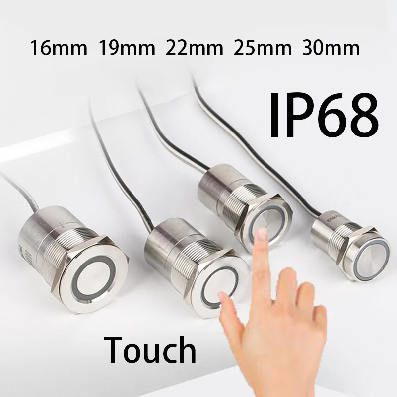 IP68-Touch-Switch-Electric-Contacts-Whole-Waterproof-Button-Led ...