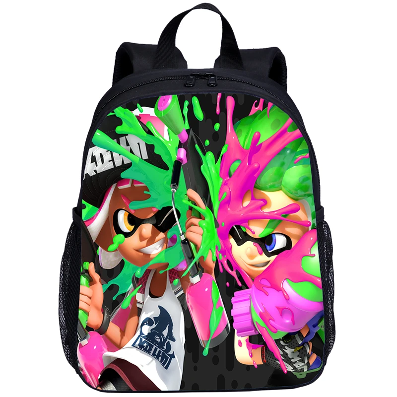 Splatoon 2 Hot Game 3D Mini Backpack School Shoulder Bag Little Kids ...