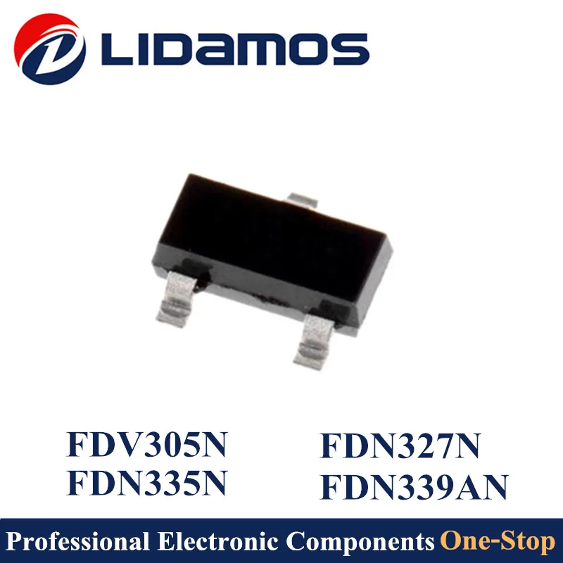 3000PCS MOSFET N 채널 FDV305N FDN339AN FDN327N FDN335N FDV305 305 FDN339 ...