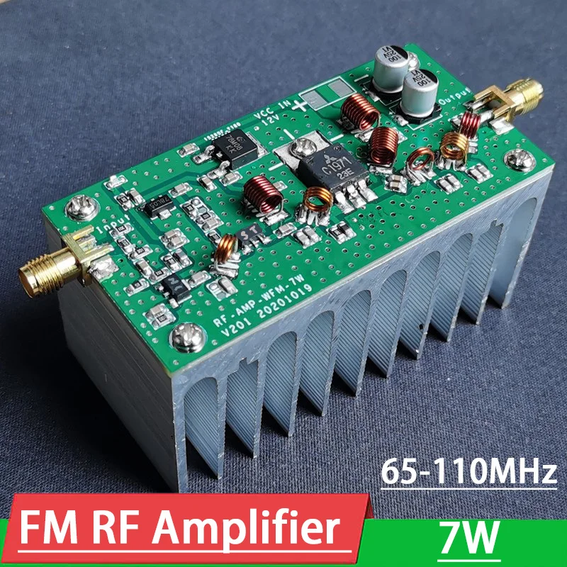 DYKB-7W-FM-RF-power-amplifier-high-frequency-65-110MHz-RF-AMP-input-1mW ...