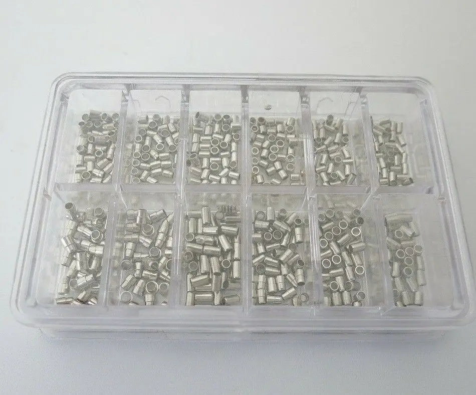 360pcs Stainless Steel Mixed Sizes Watch Case Crown Tubes Pipes For ...
