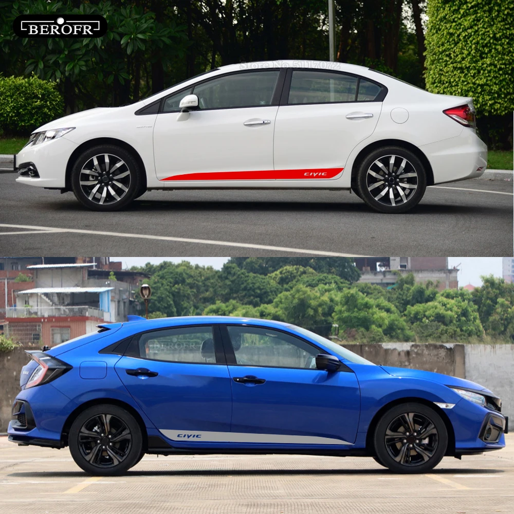 Honda Civic Back Bumper Sticker